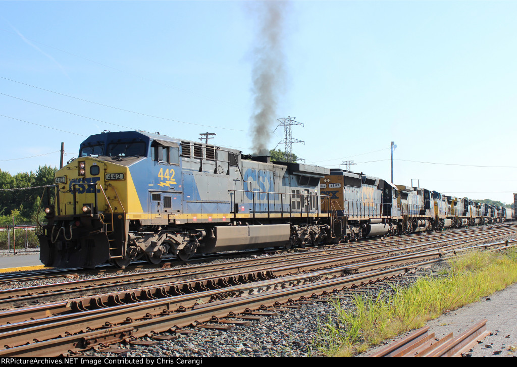 CSXT 442 plus 8 on Q373-26